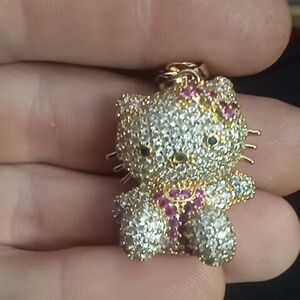 Jewelry | 18k Yellow Gold Hello Kitty Neclace | Poshmark
